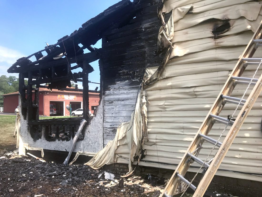 Fire destroys West Point home | News, Sports, Jobs - Morning Journal